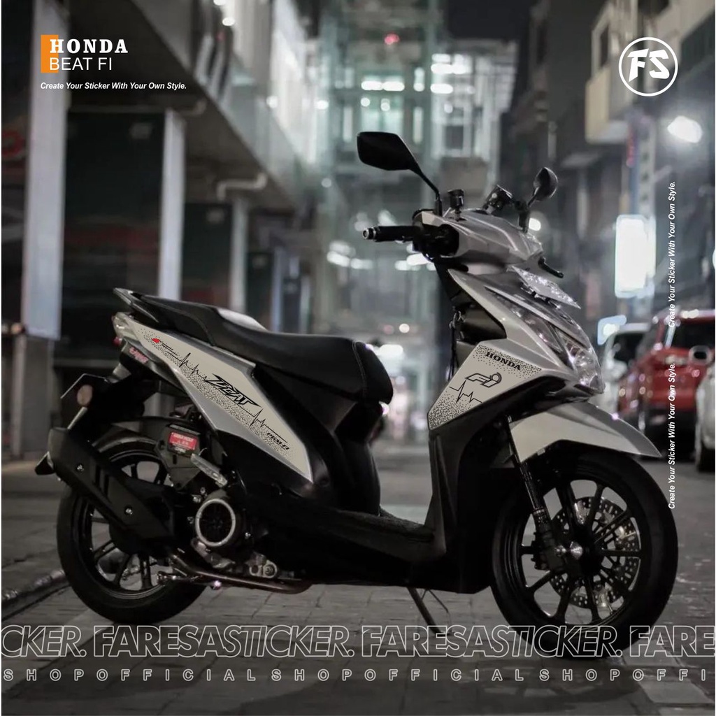 Jual F12 Striping HONDA BEAT FI | Sticker MOTOR HONDA BEAT FI 2012-2016 ...
