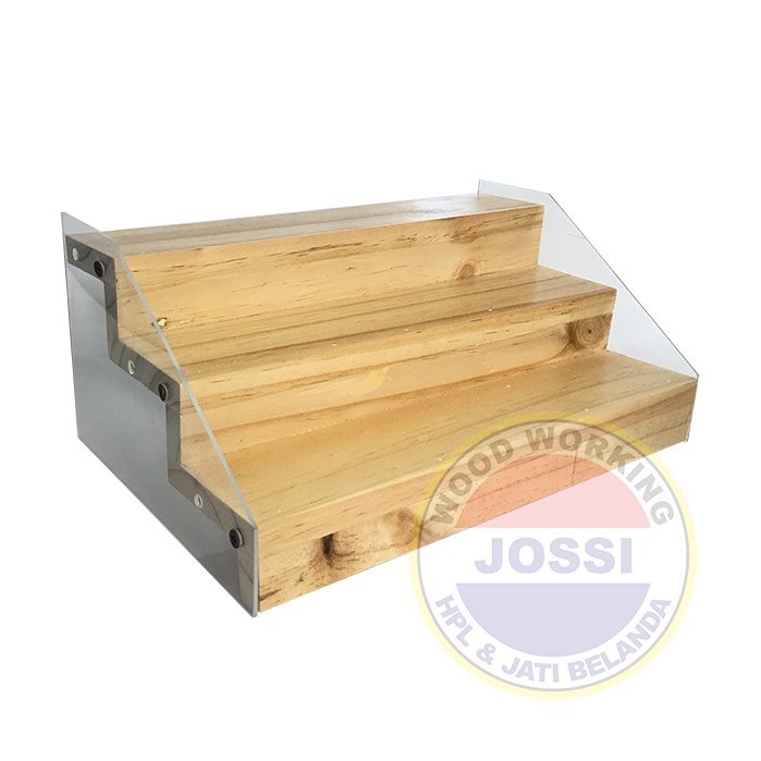 Jual Rak Display/ Rak Kosmetik / Rak Susun Akrilik 2, 3, 4 Tier Display ...