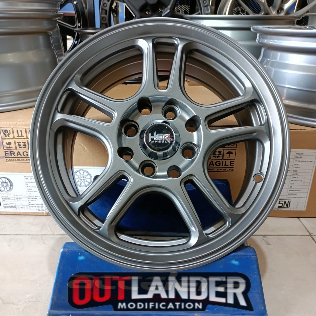 Jual Velg Racing Mobil Wuling Air Ev Ring 14 HSR NX SPO R14 Karimun Agya Calya Sigra | Shopee ...