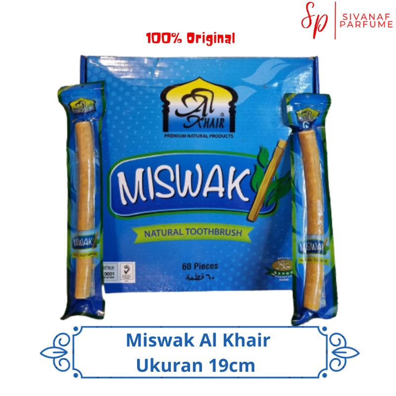 Jual SIWAK MISWAK AL KHAIR ukuran besar 19cm | Kayu Siwak Asli Made In ...