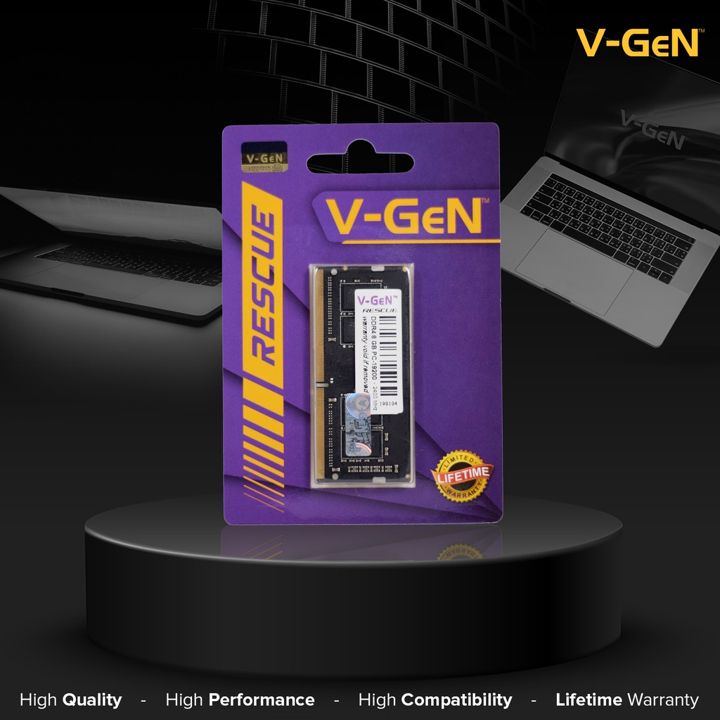 Jual V-GeN SODIMM DDR4 8GB PC-19200 / 2400 Mhz RAM Laptop / Notebook 8 ...