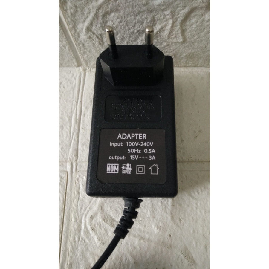 Jual ADAPTER BUAT dat 15V 3A (NOM) | Shopee Indonesia