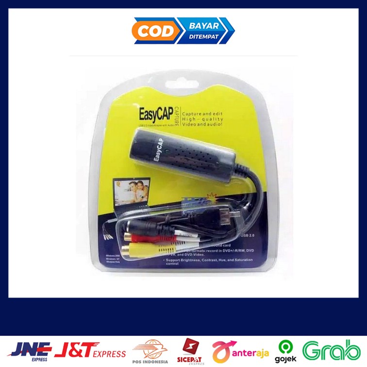 Jual Terbaik EasyCap UTV007 Converter USB to AV Channel DVR TEOS ...