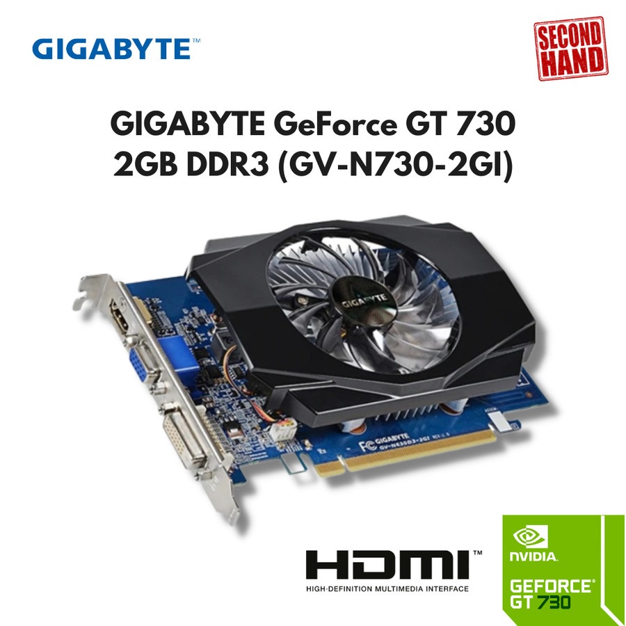 Jual Gigabyte Geforce Gt 730 2gb Ddr3 Gv N730 2gi Shopee Indonesia
