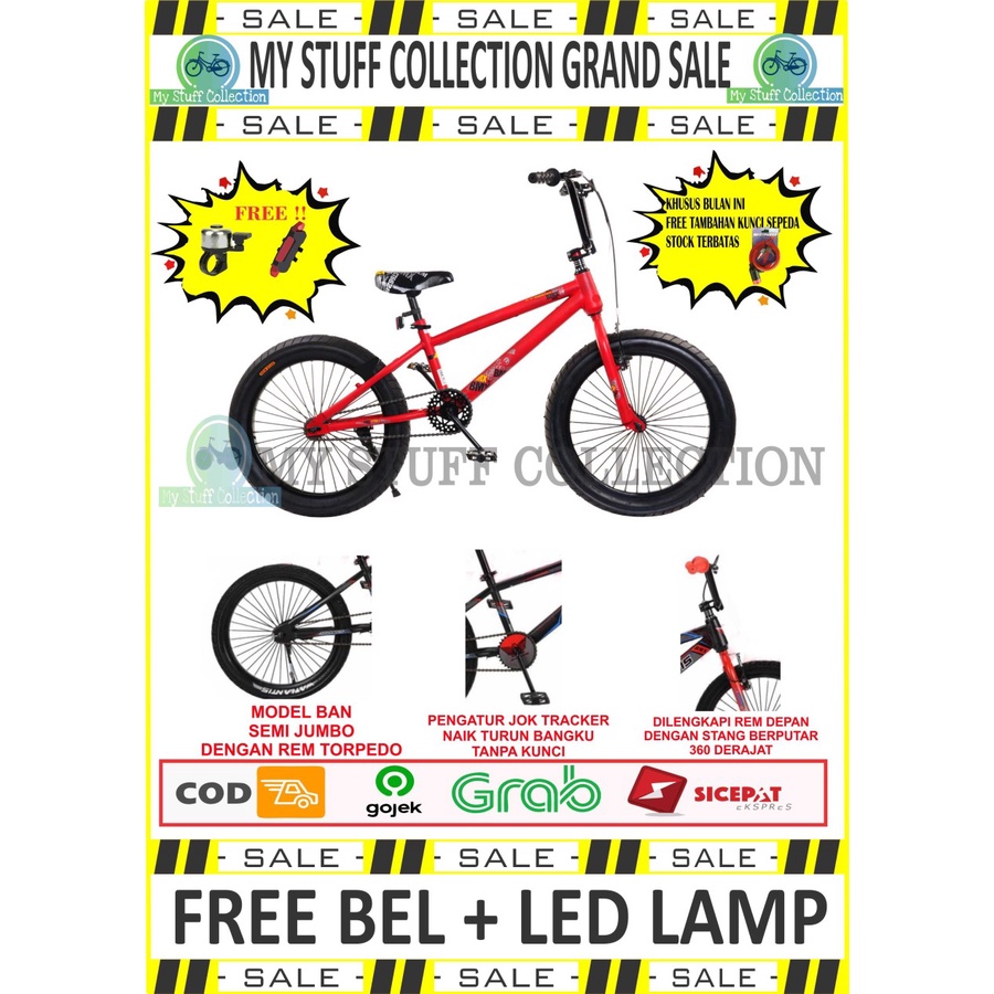 Jual SEPEDA BMX ANAK DAN DEWASA UKURAN 20 REM TORPEDO DGN STANG ...