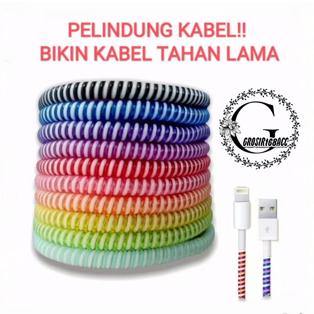 Jual Spiral Spring Pelindung Kabel Data Lapisan Kabel Charger | Shopee ...