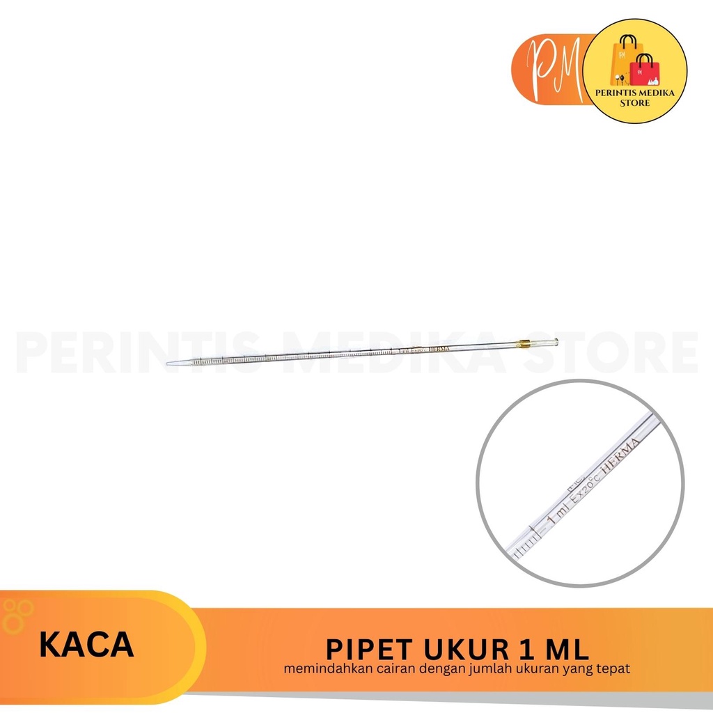 Jual Pipet Ukur Kaca 1 ml Garis Kuning l Pipet Ukur 1ml Memiliki Skala Terkecil 0.01ml | Shopee ...
