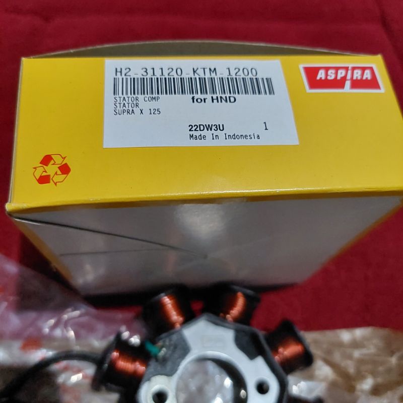 Jual Spull,Sepull,Stator Comp Supra x 125 Karisma 100% Aspira Original | Shopee Indonesia