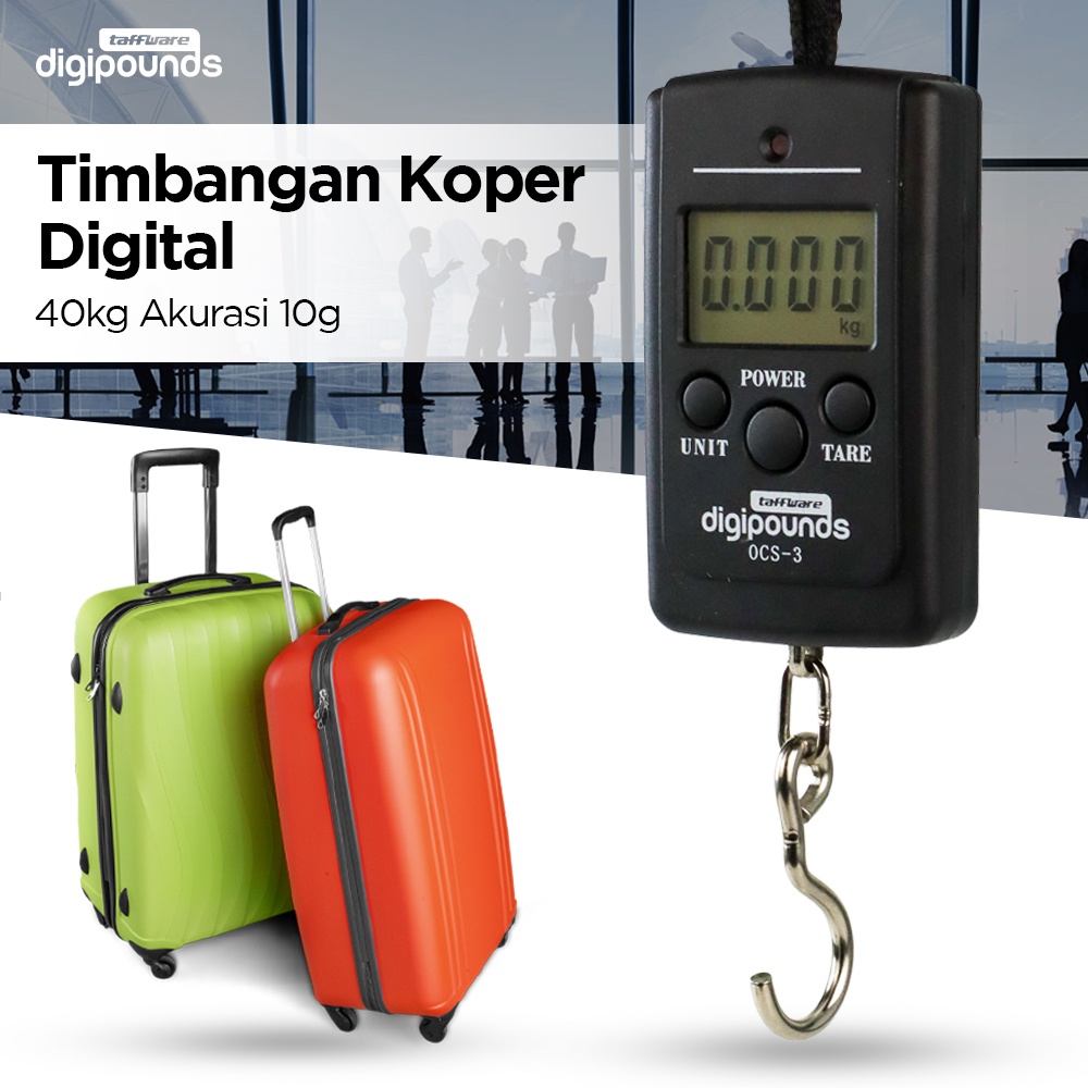 Jual Timbangan Tas Traveling Portable Cantolan Hook Luggage Bag Max 40 ...