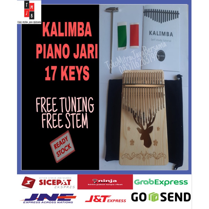 Jual ALAT MUSIK PIANO JARI KALIMBA THUMB 17 KEYS | Shopee Indonesia