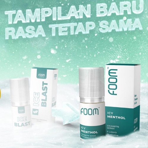 Jual Liquid Foom Icy Menthol / Ice Blast Salt Nic 30MG / 50MG 30ML by ...