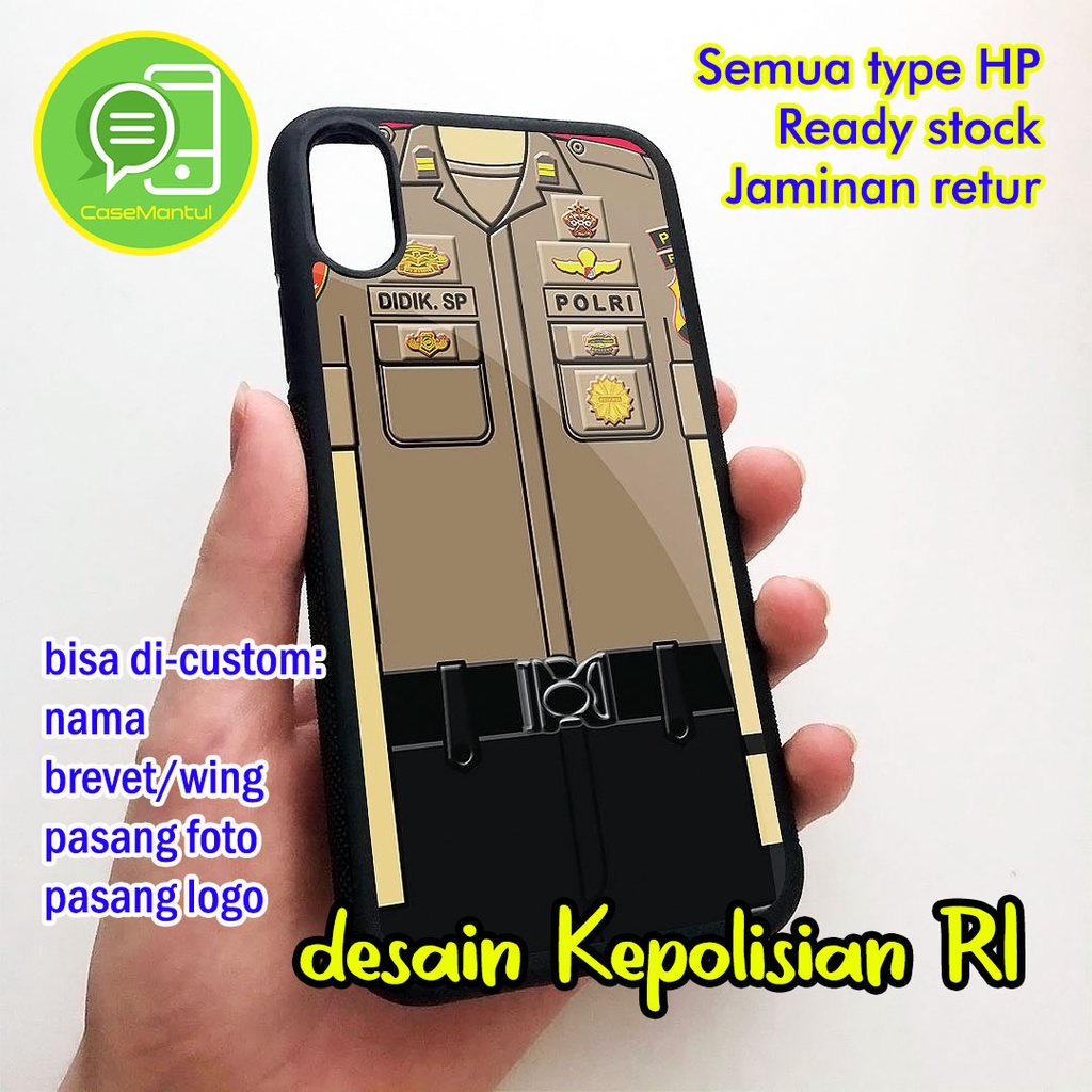 Jual Custom Case Profesi Seragam PDL Polri Polisi Kepolisian Republik ...