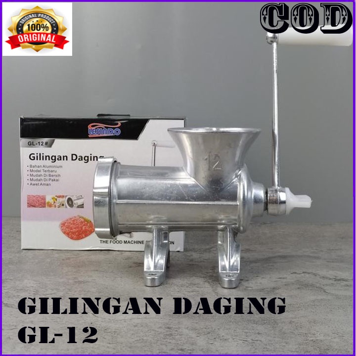 Jual Gilingan Daging atau Gilingan Kacang Manual GL-12 LESINDO ORI ...