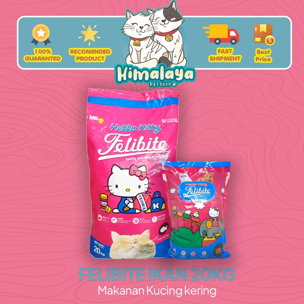 Jual Makanan Kucing FELIBITE Hello kitty Cat Food 20 kg All Varian ...