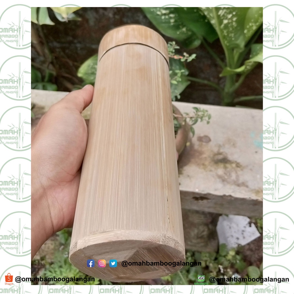 Jual Termos Bambu Tumbler Bambu 450 ml Cocok Untuk Bepergian Lebih Tahan Panas Lebih Tahan ...