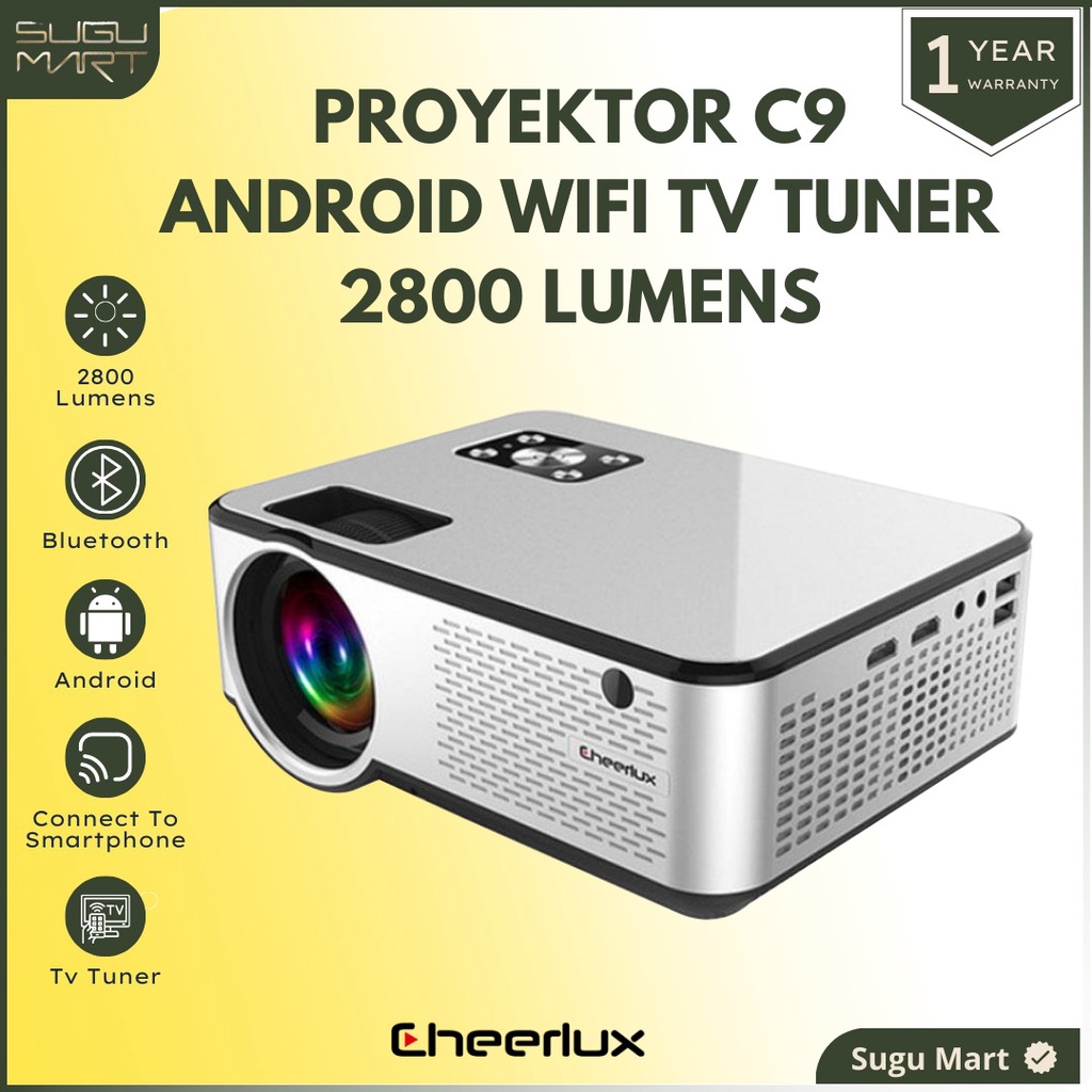 Jual Proyektor Cheerlux C9 C9 | Cheerlux C9 Wifi | Cheerlux C9 Android ...