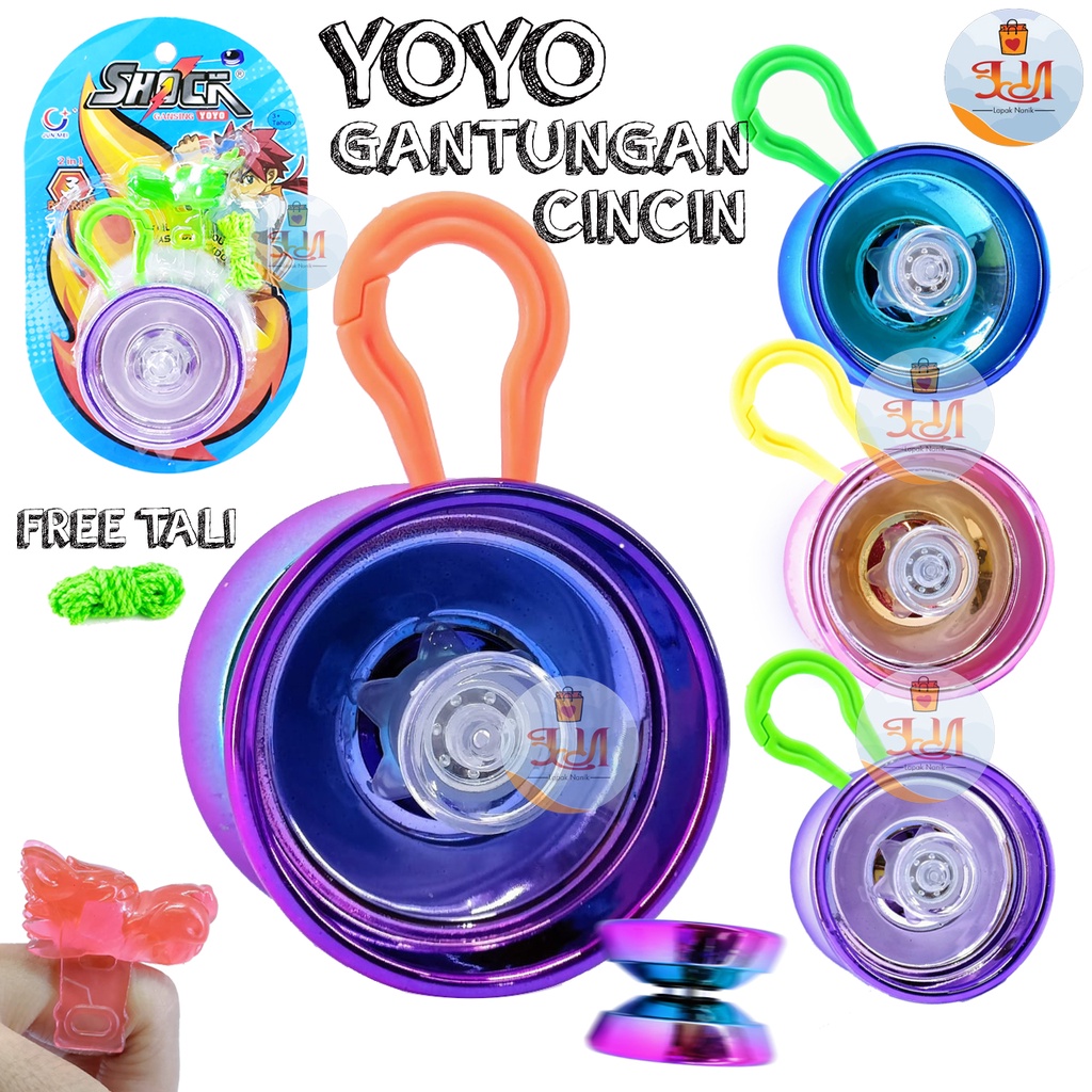 Jual MAINAN ANAK YOYO UV SHOCK 3 BEARING BISA JADI GANGSING | Shopee ...