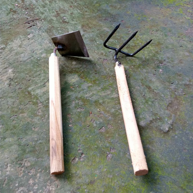 Jual SATU SET GARUK CANGKUL UKURAN 60 CM / SET CANGKUL GARUK BERKEBUN ...