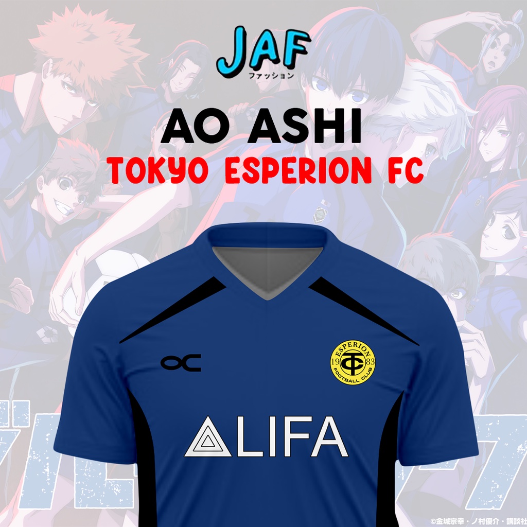 Jual JAF - PO Jersey Anime Sepak bola Ao Ashi Esperion FC Training ...