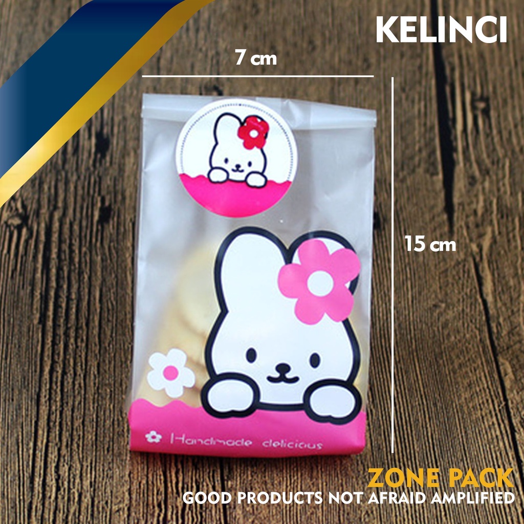 Jual [12 PCS] Plastik Kantong Kue| Plastik Packing Cookies | Plastik ...