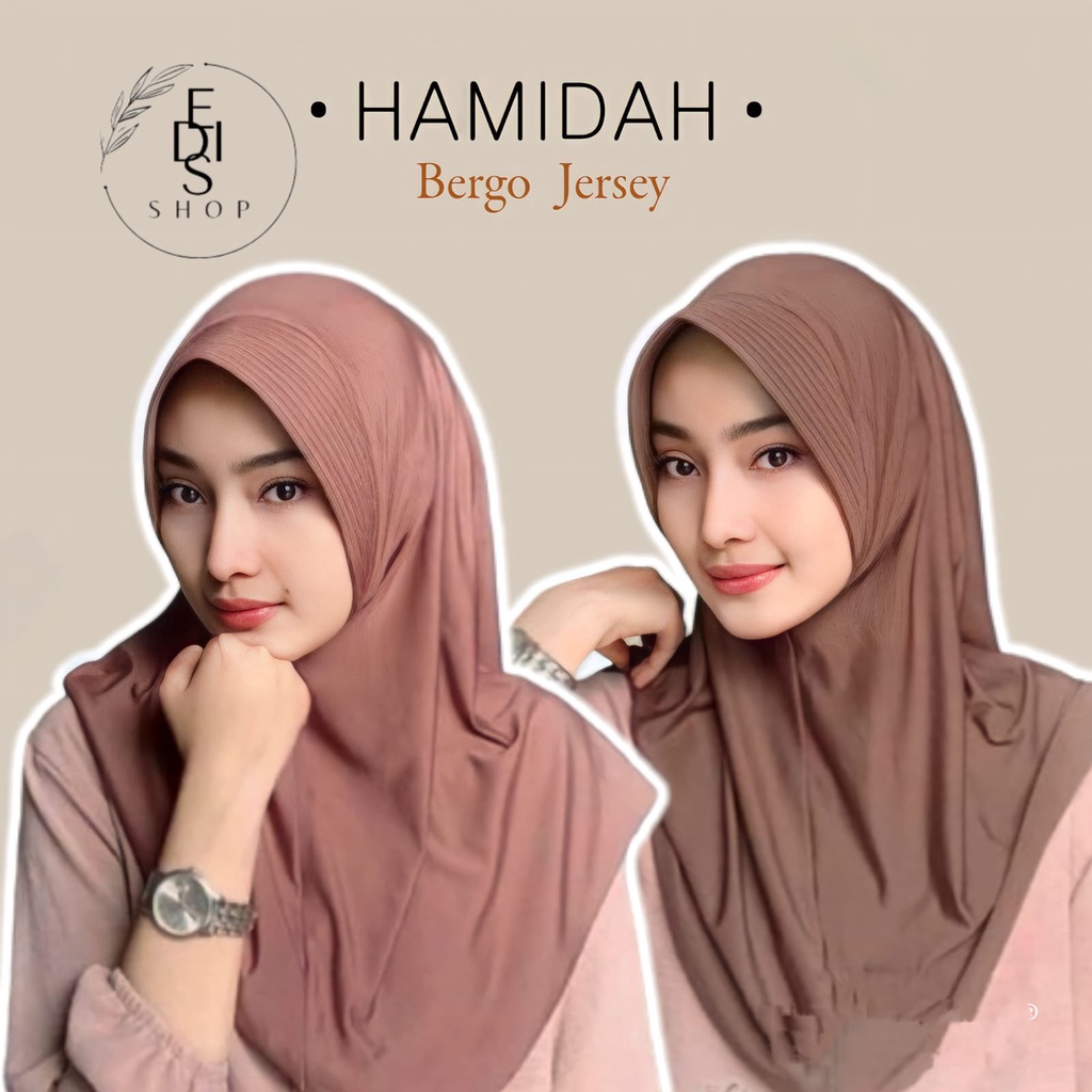 Jual Bergo Hamidah Jersey | Bergo Hamidah Menutup Dada | Jilbab Instan Jersey Premium | Shopee ...