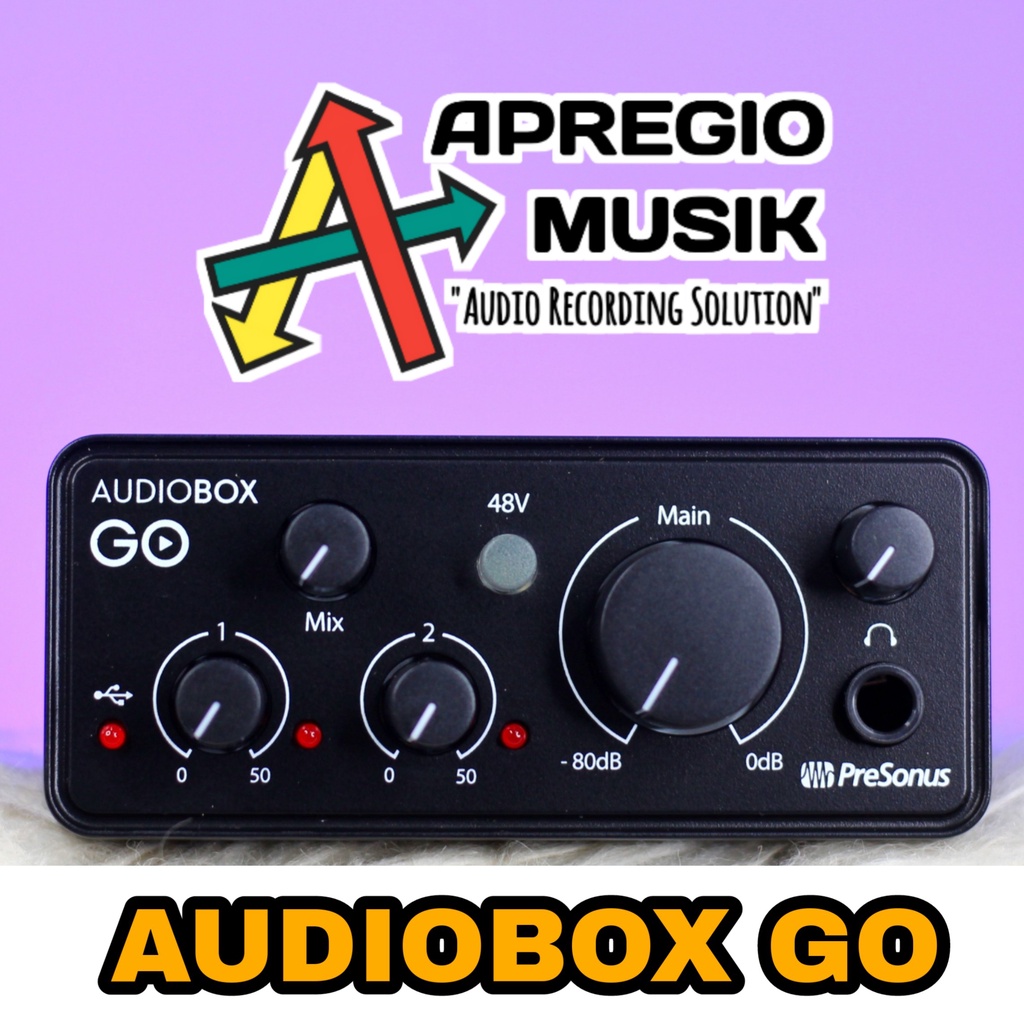 Jual Presonus Audiobox Go 2x2 Soundcard USB-C Audio Interface | Shopee ...
