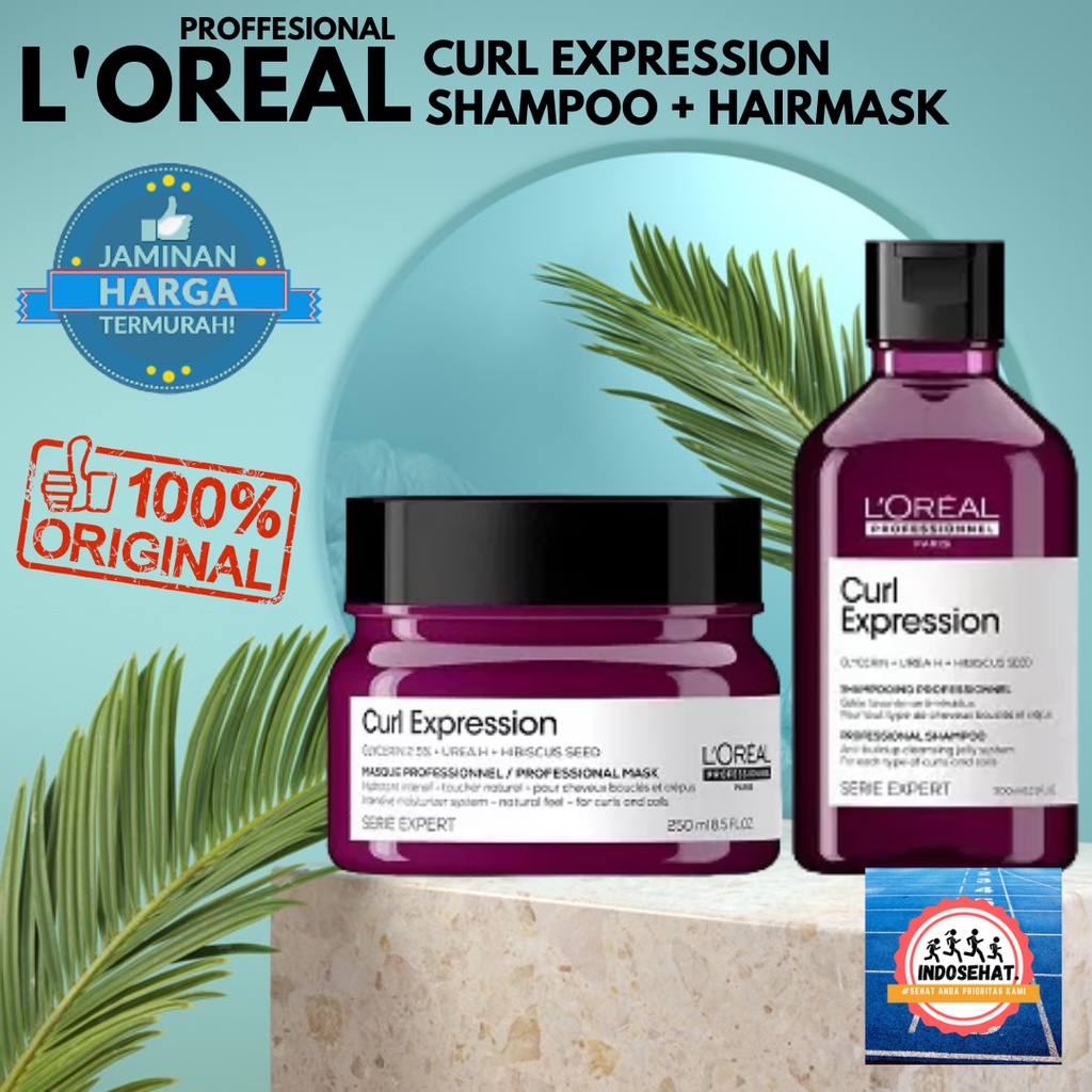 Jual LOREAL Serie Expert Curl Expression Shampoo Hair Mask - Perawatan ...