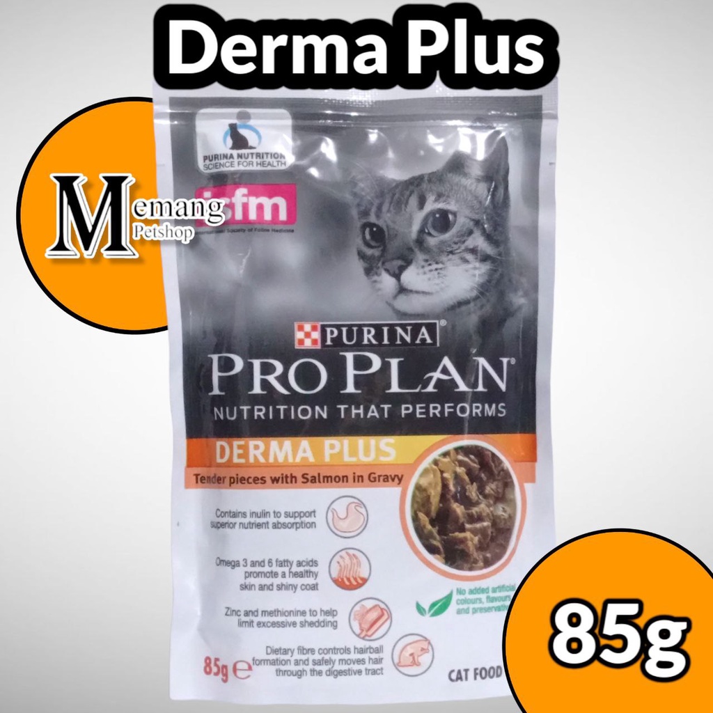 Jual ProPlan Derma Plus 85gram - Makanan Kucing Basah Pro Plan | Shopee ...
