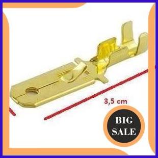Jual Skun Male Terminal Kabel Kuningan Konektor Gepeng 1M4R23 perkakas ...