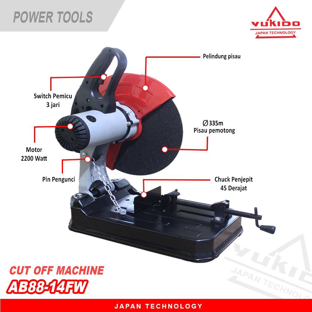 Jual GARANSI 100% Cut-Off Machine / CUT OFF SAW / Mesin Pemotong Besi ...