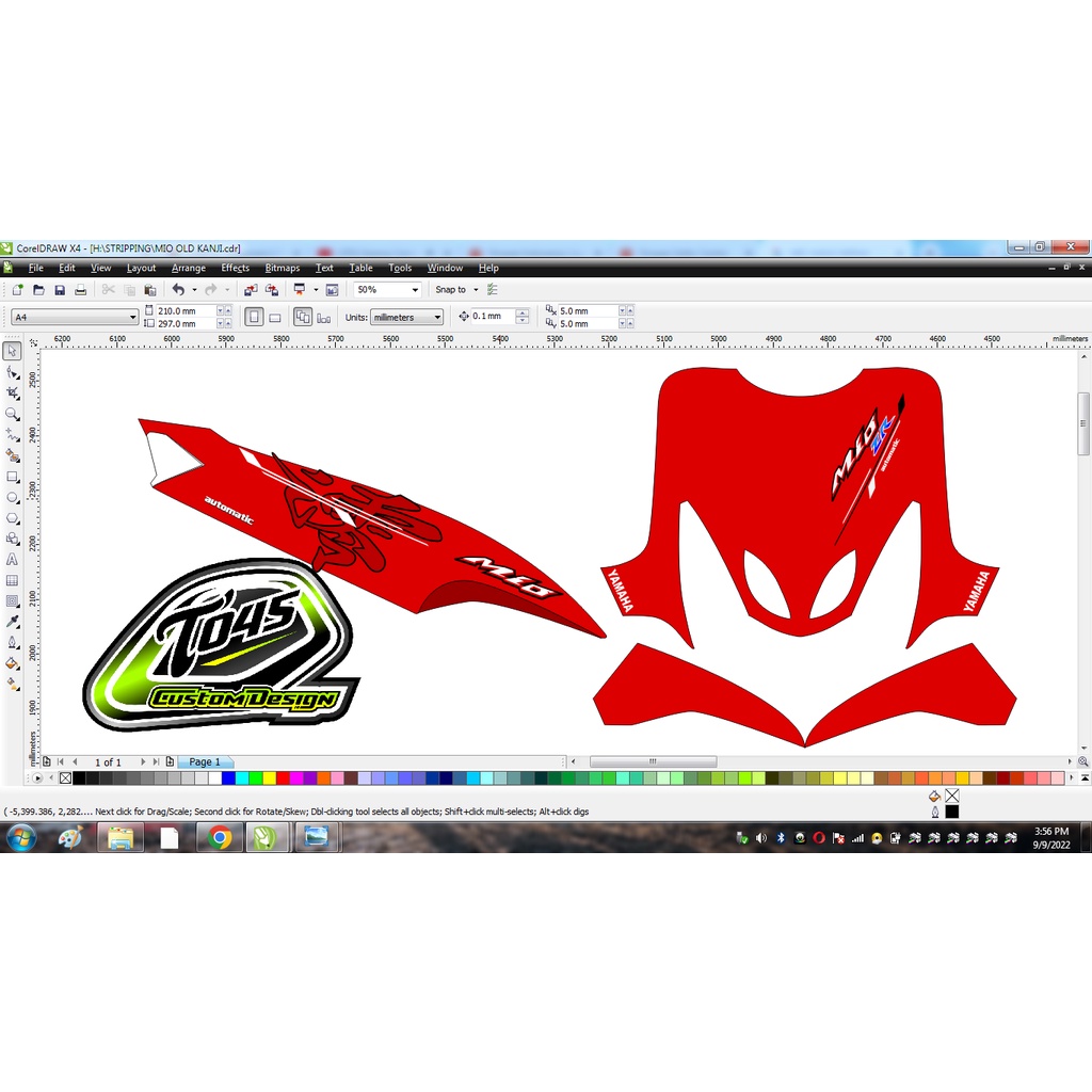 Jual Sticker striping mio kanji thailand | Shopee Indonesia