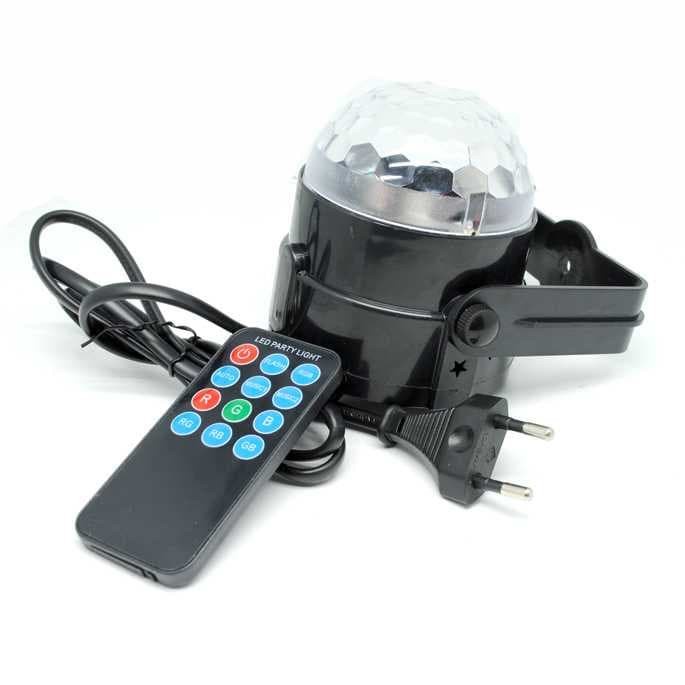 Jual PRODUK TERBARU Lampu LED Disco Rotating Crystal Magic Ball 7 Warna ...