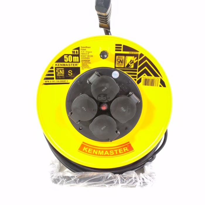 Jual Kabel Rol 50 Meter SNI / Kabel Box Heavy Duty / Cable Roll ...