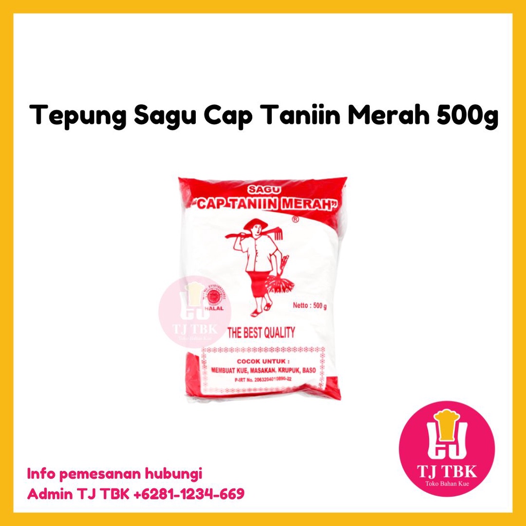 Jual Tepung Sagu Cap Taniin Merah 500g | Shopee Indonesia