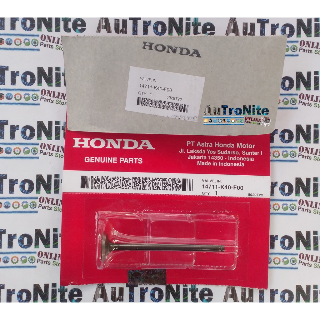 Jual Klep Masuk Valve In 14711-K40-F00 Original Honda Air Blade Giorno ...