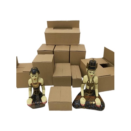 Jual Kardus/Box/Karton ukuran 25x25x25 cm Double wall polos | Shopee ...