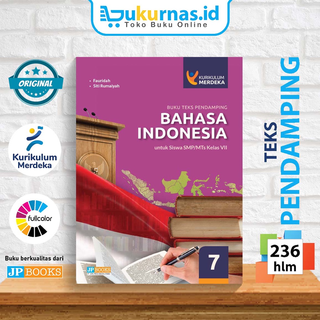 Jual Buku Teks Pendamping Bahasa Indonesia SMP/MTs Kelas 7 Kurikulum Merdeka - JPBOOKS | Shopee ...