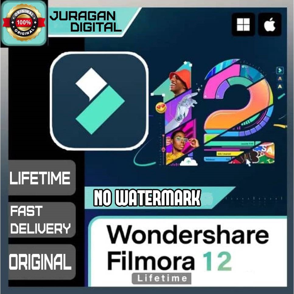 Jual APP FILMORA12 NO WATERMARK - LIFETIME | Shopee Indonesia