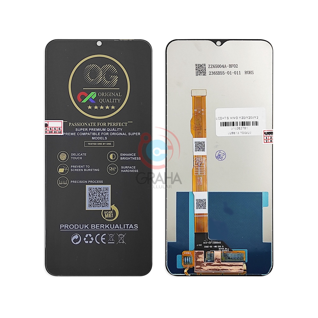 Jual LCD VIVO Y20 / Y12S / Y15S / Y01 / Y01A OG ORI SUPER FULLSET ...