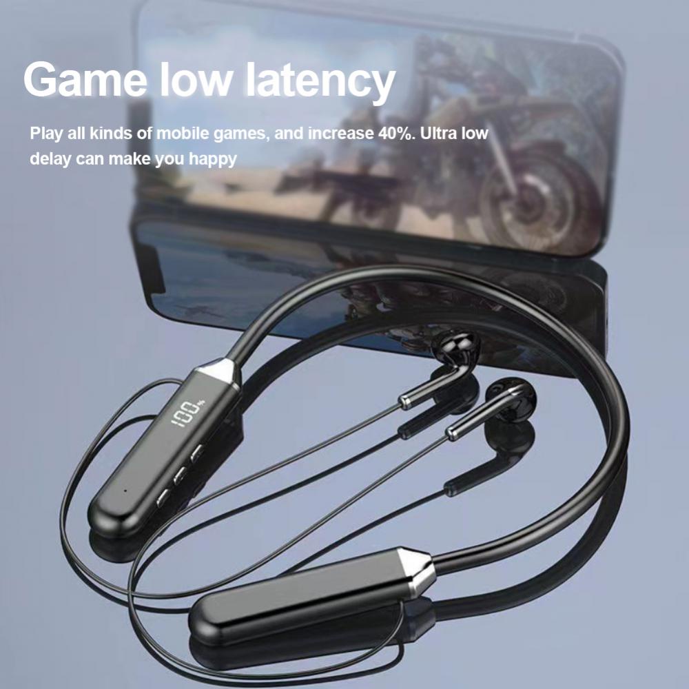 Jual Headset Bluetooth Wireless tergantung di leher, standby long bass ...