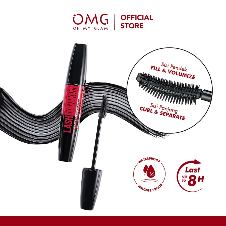 Jual OMG OH MY GLAM LASHTENTION Waterproof Mascara 6.5 g - Maskara ...