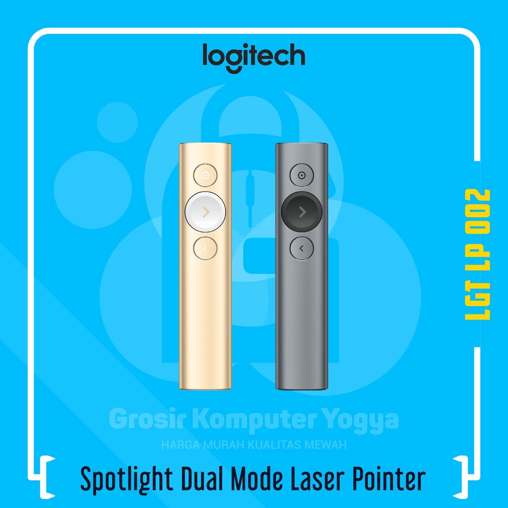 Jual Logitech Spotlight Dual Connection Presentation Remote Pointer | Shopee Indonesia