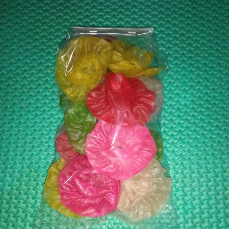 Jual PARERED/KEMBANG ROSE/KERUPUK DAPROS MENTAH isi 20 pcs (FREE KARDUS ...
