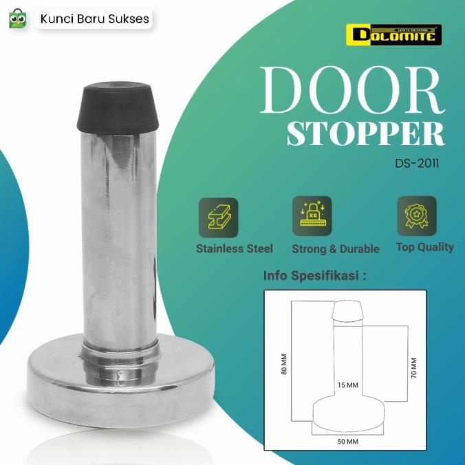 Jual Door stopper Dolomite / penahan pintu pasang di dinding | Shopee ...