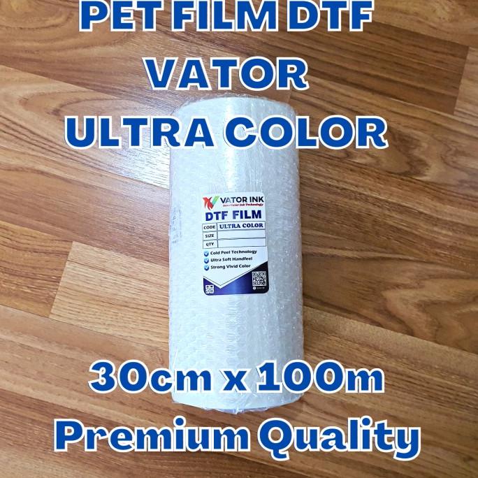 Jual Pet Film Dtf Vator Ultra Color 30Cm X 100M Premium Quality Pekat Cerah Special Ramadhan ...