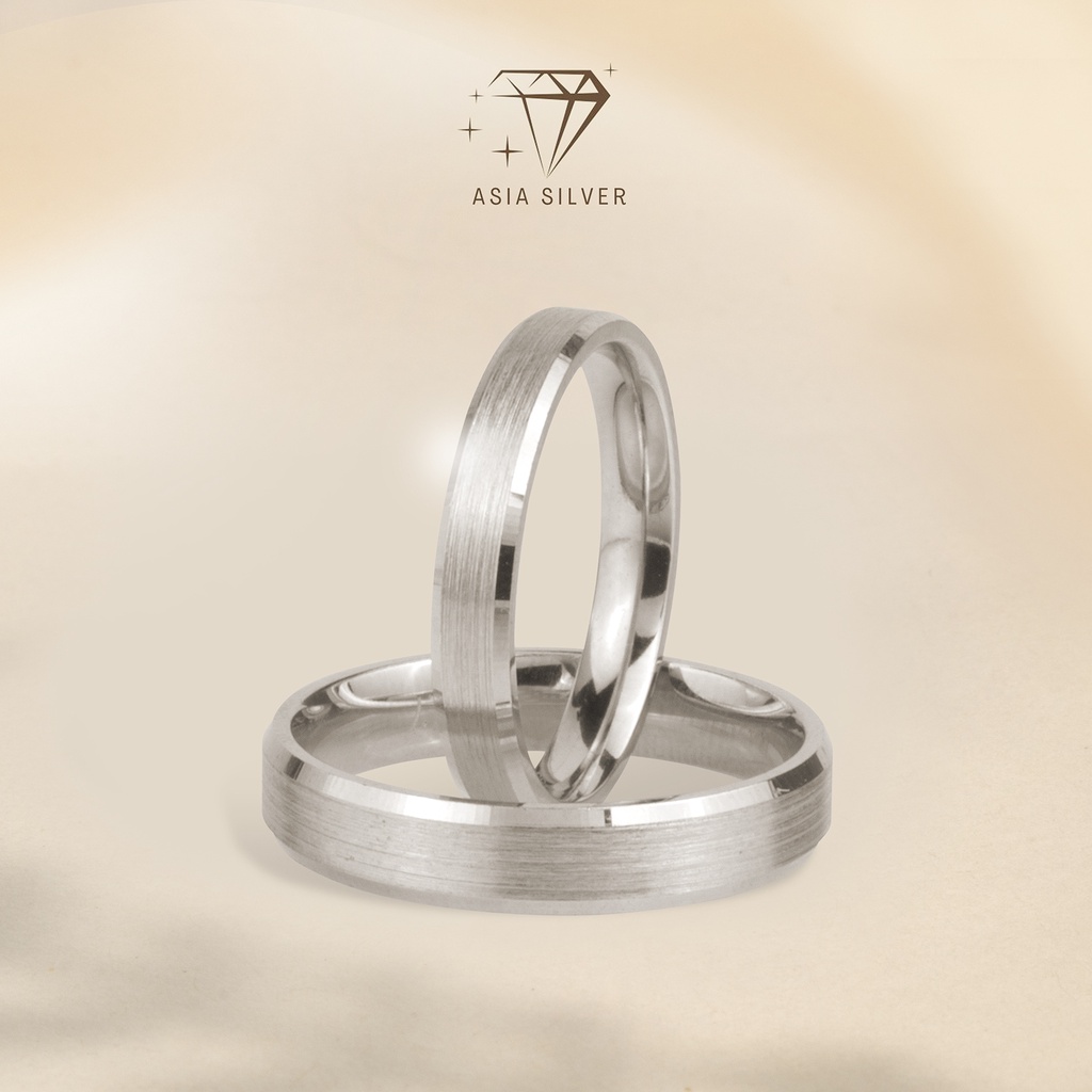 Jual Cincin Couple Perak Silver 925 Tunangan Nikah Kawin Wedding Ring ...