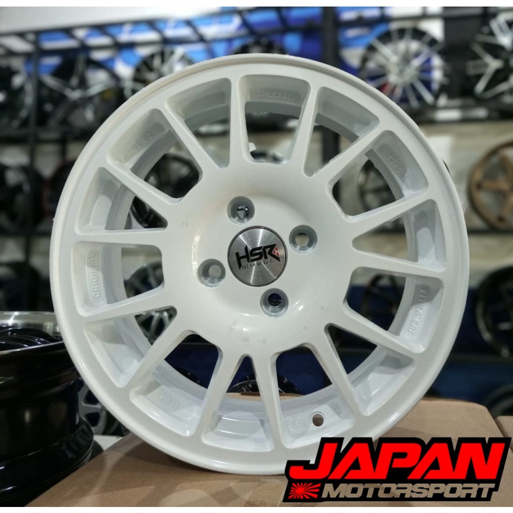 Jual VELG HSR TYPE FE02 RING 15 LEBAR 6,5 WARNA WHITE | Shopee Indonesia