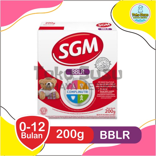 Jual SGM BBLR 200 GR 0-12 BULAN I SUSU PENAMBAH BERAT BADAN | Shopee Indonesia
