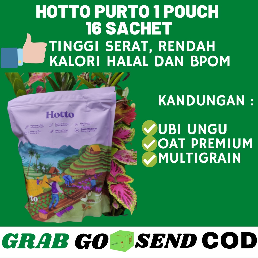 Jual Hotto Purto Multigrain Asli Original Minuman Kesehatan Tinggi ...