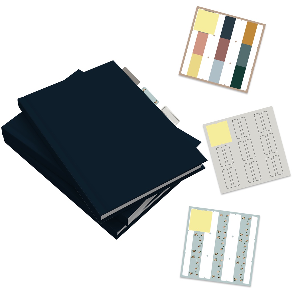 Jual Sticker Pembatas Agenda Polos Index File Tab Stiker Divider Soft ...